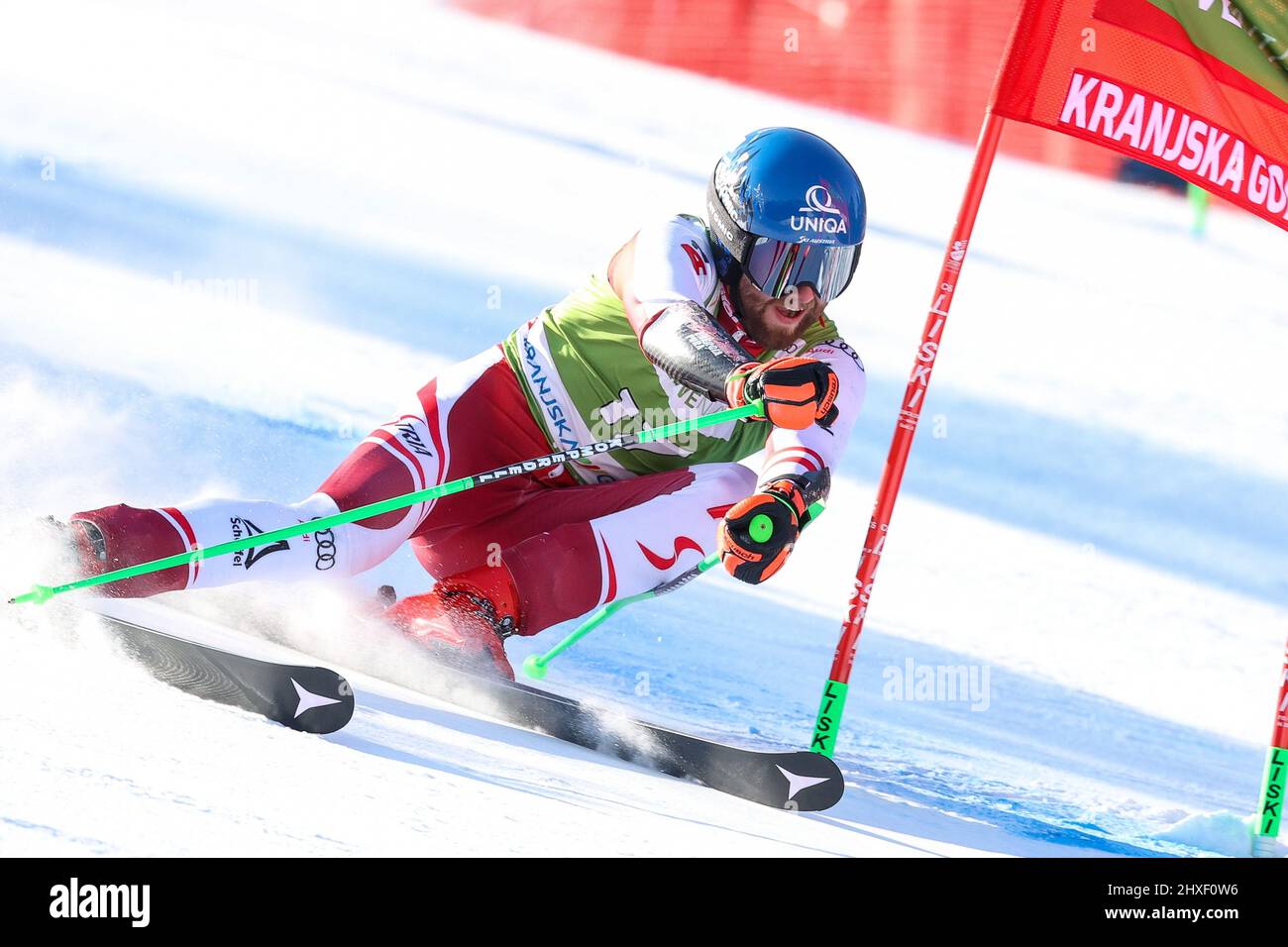 Kranjska Gora, Kranjska Gora, Slovenia, March 12, 2022, SCHWARZ Marco ...