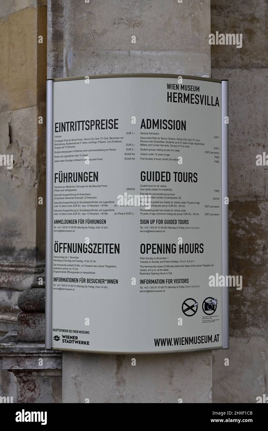 Vienna, Austria. 06 March 2022. The Lainzer Tiergarten in Vienna Stock ...