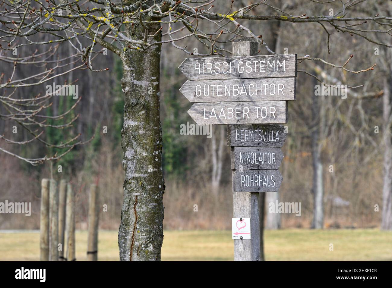 Vienna, Austria. 06 March 2022. The Lainzer Tiergarten in Vienna Stock ...