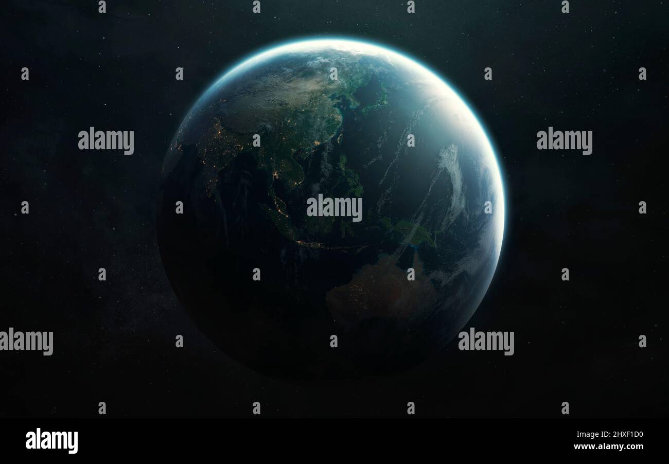 Earth australia space nasa hi-res stock photography and images - Alamy