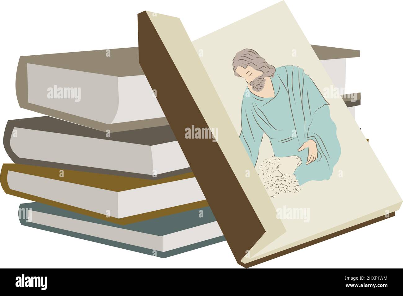 Christian life christ page Stock Vector Images - Alamy