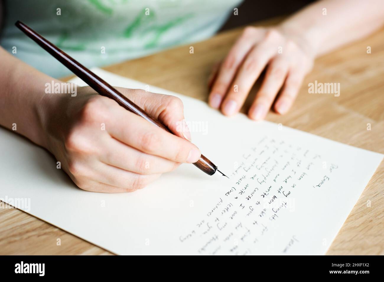 Hand Writing With Pen