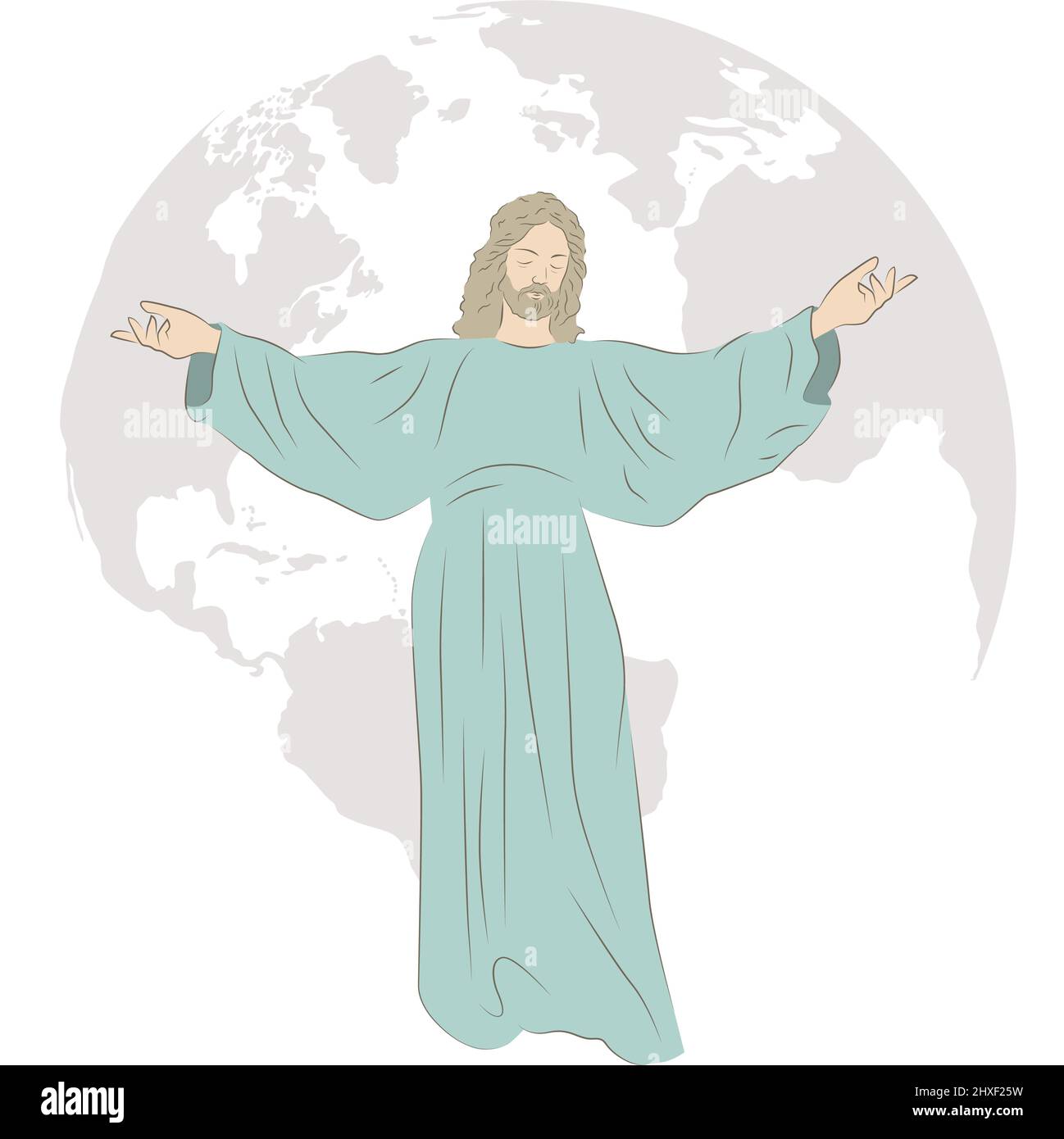 Catholic church christ king Stock Vector Images - Alamy