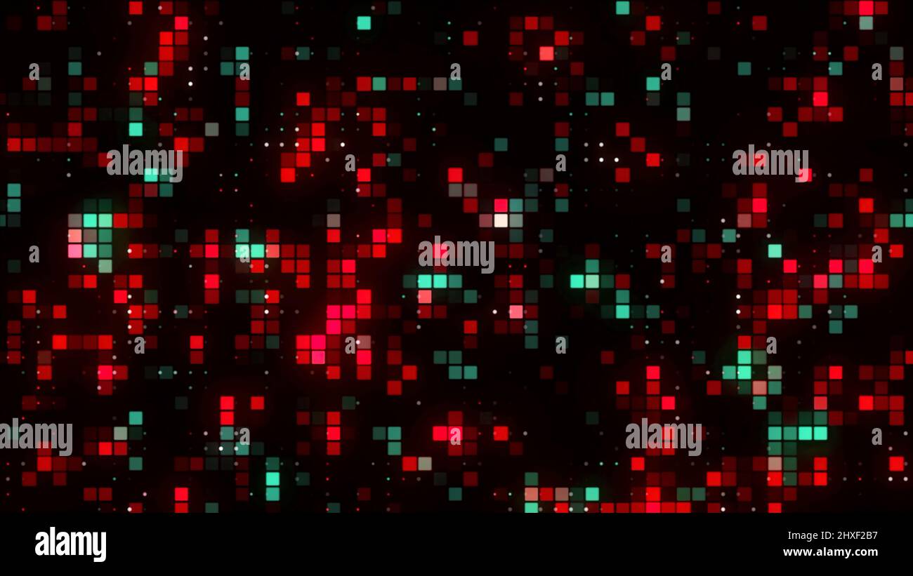 Abstract bright pixelated mosaic pattern. Motion. Abstract background ...