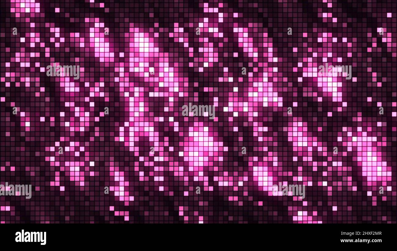 Pixel image of brilliant color waves. Motion. Fast ripples of colored ...