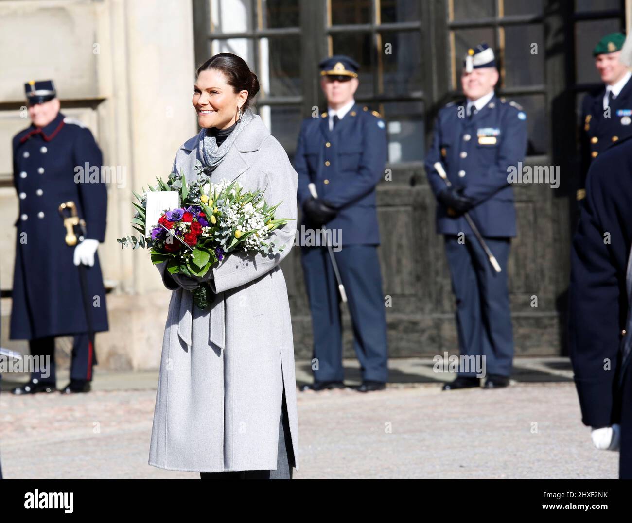 STOCKHOLM 20220312 Crown Princess Victoria at the name day celebration ...
