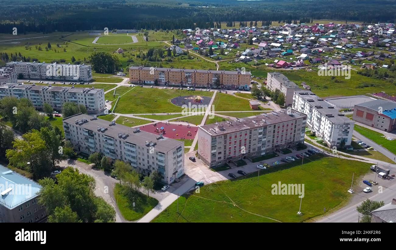 Aerial flyover street over los hi-res stock photography and images - Alamy