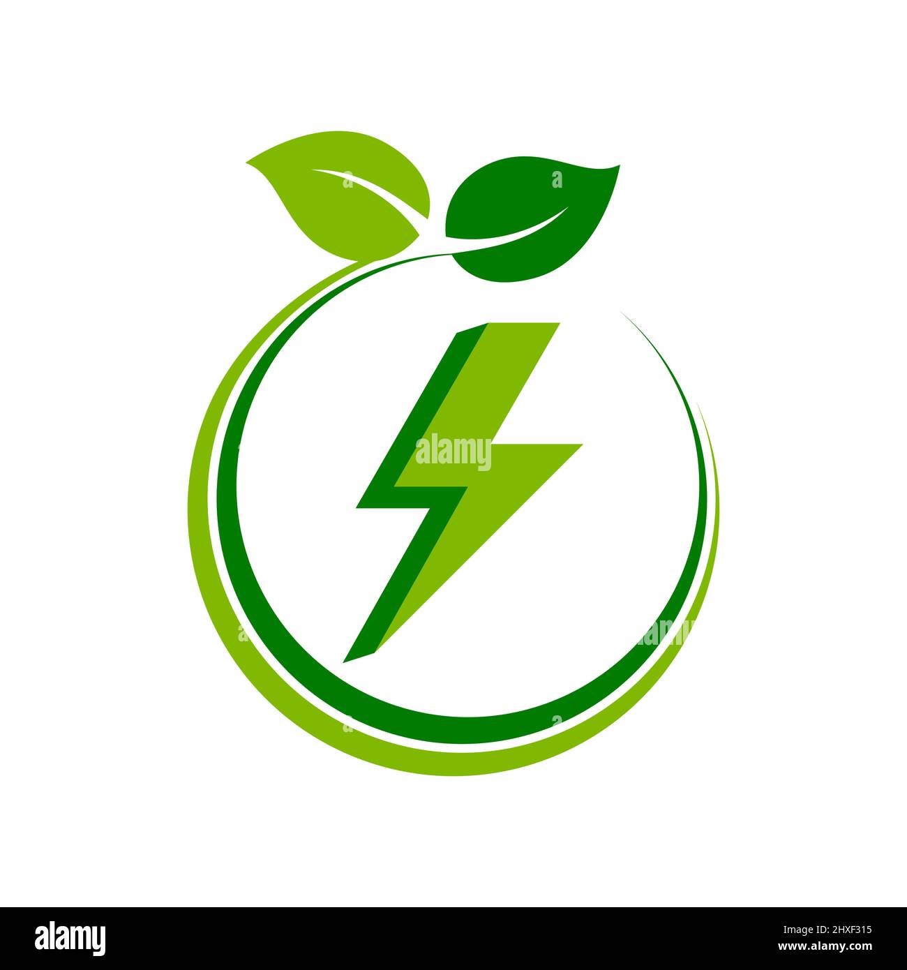 Leaf thunderbolt alternative sustainable hi-res stock photography and ...