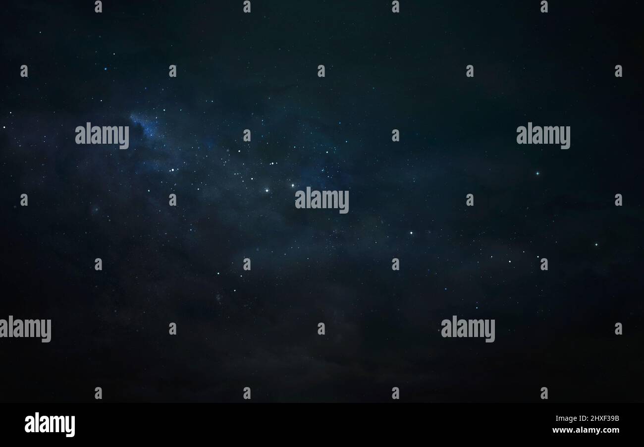 Deep space background, full of stars and galaxies. Elements of image ...