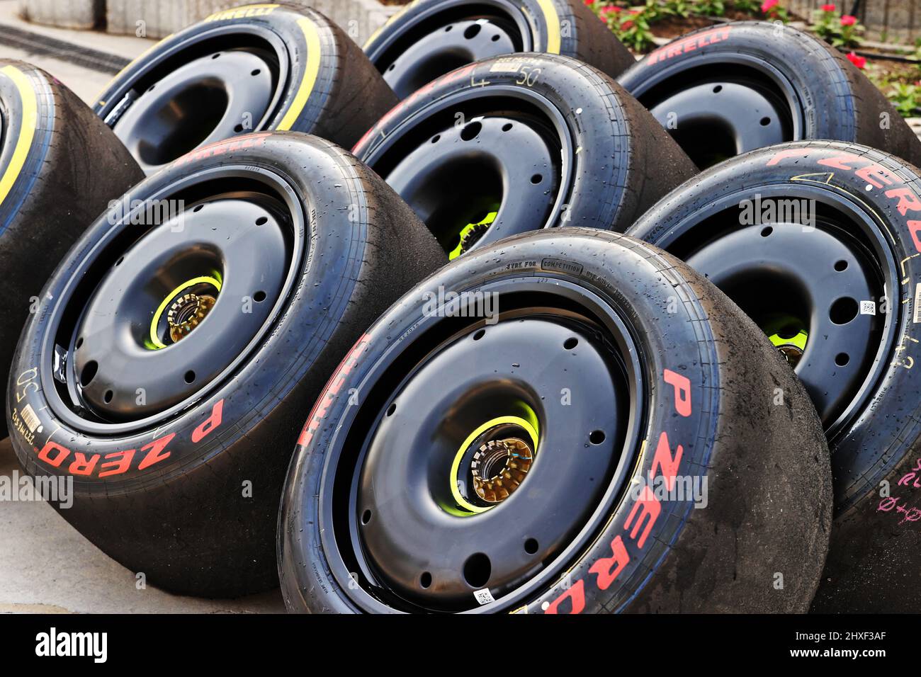 Sakhir, Bahrain. 12th Mar, 2022. Bahrain, UAE. 12th Mar 2022. Pirelli ...