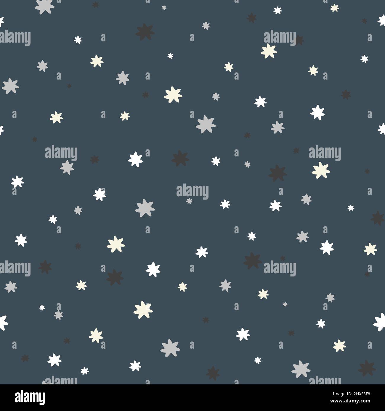 Seamless stars pattern. Creative star texture for fabric, wrapping ...