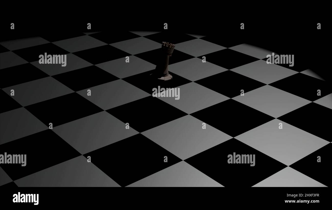 Animation of falling chess. Design. Chess pieces fall on game board and ...