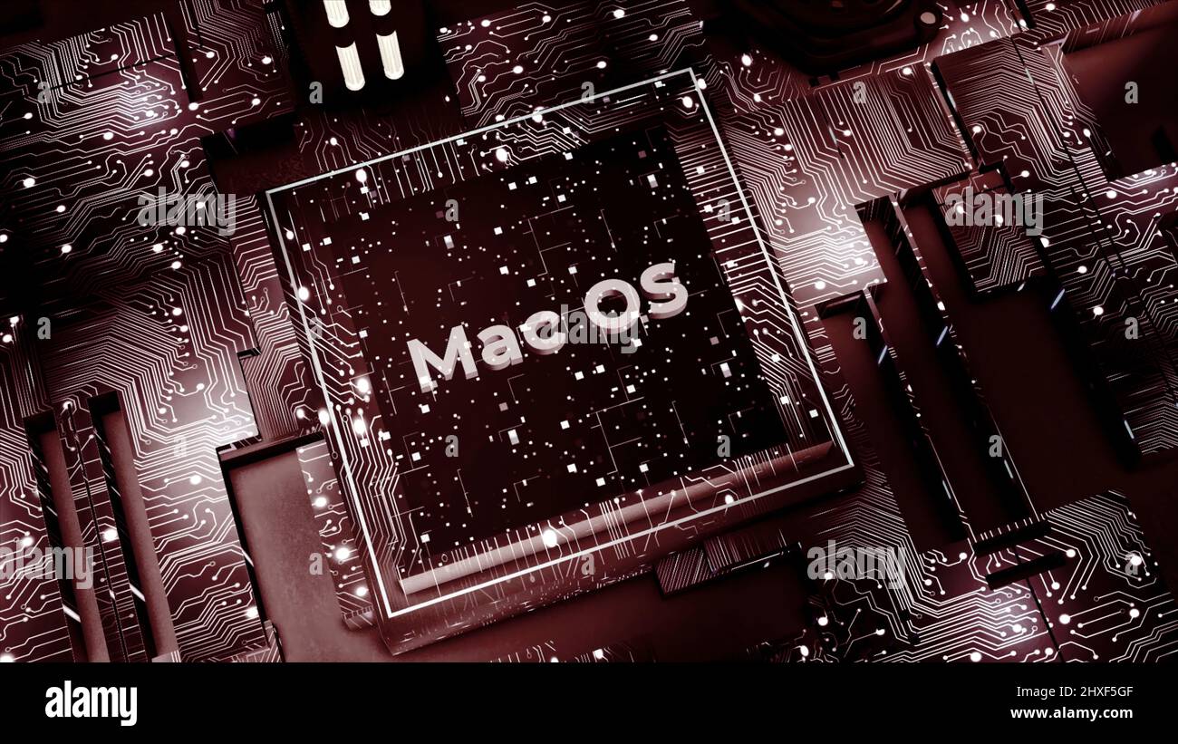 July 24,2019:4k macOS word Apple company brand logo tag cloud,binary computer code.The Matrix ...