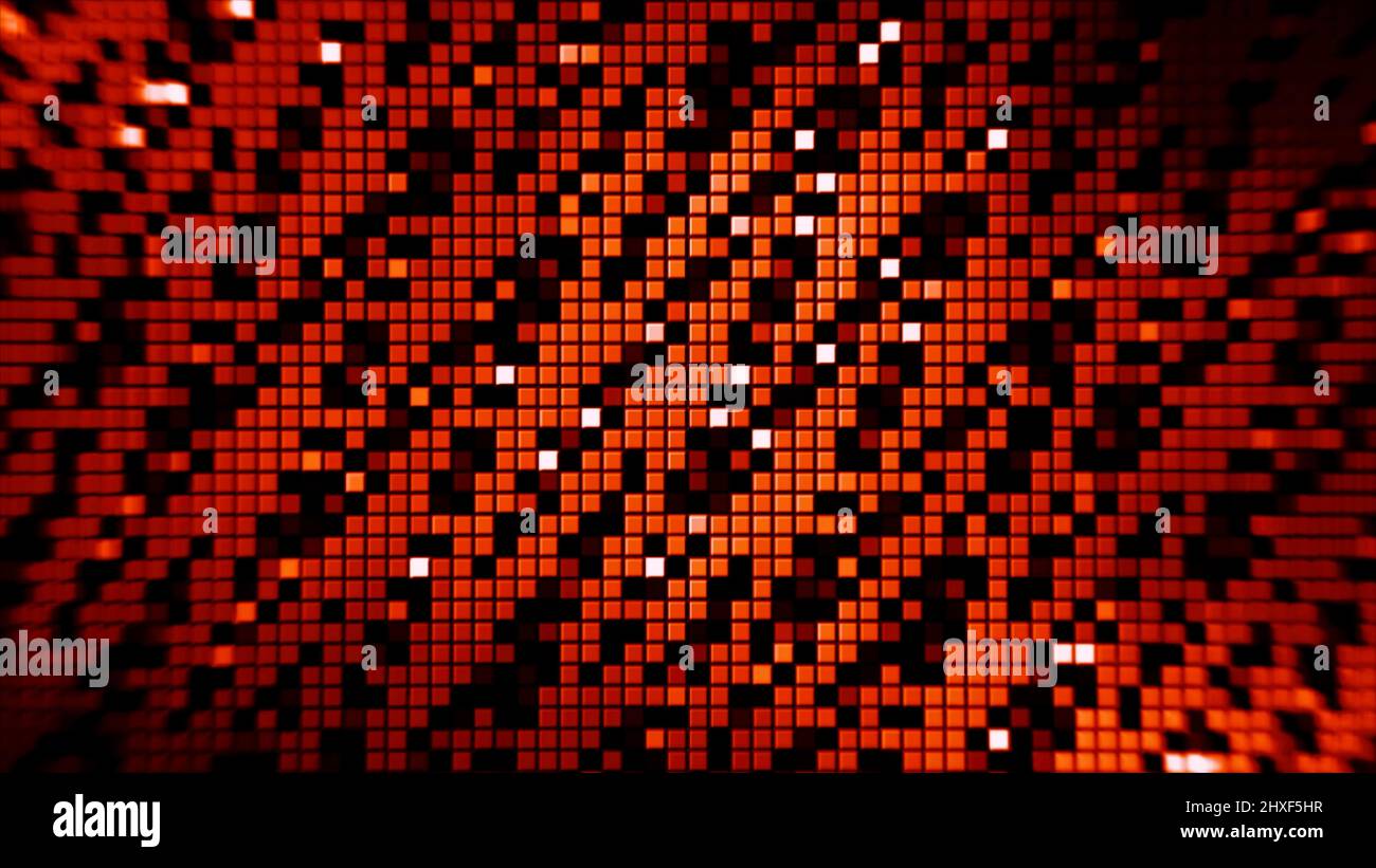 Retro old fashioned gaming background with diagonal stripes of squares ...