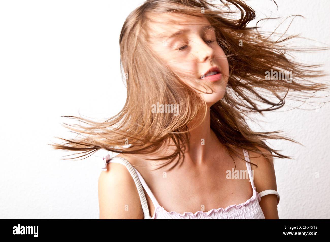 portrait of cute young teenage girl Stock Photo - Alamy