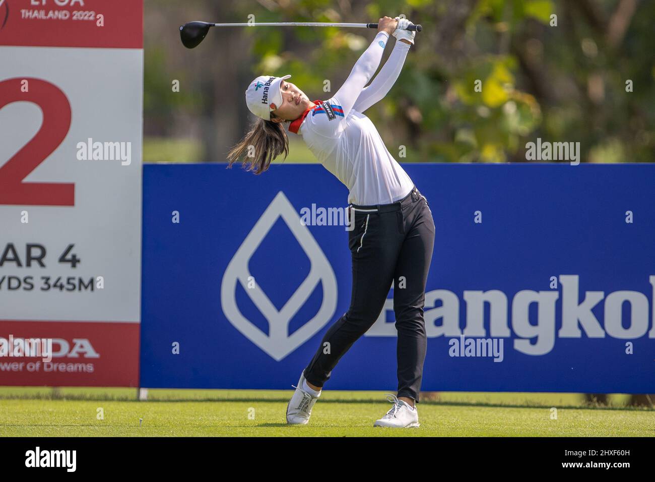Pattaya Thailand - March 12: Jaravee Boonchant from Thailand during day ...