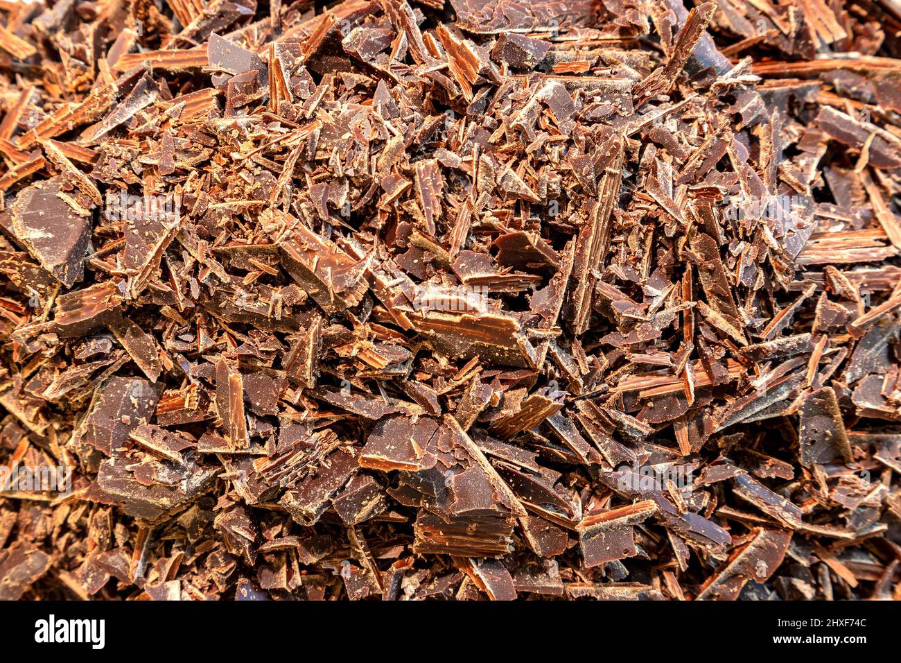 Manually rasped chocolate as a nice background motive Stock Photo - Alamy