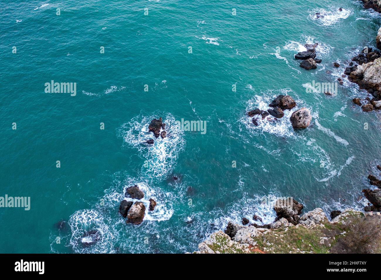 Aerial drone tourism marine coastline hi-res stock photography and ...