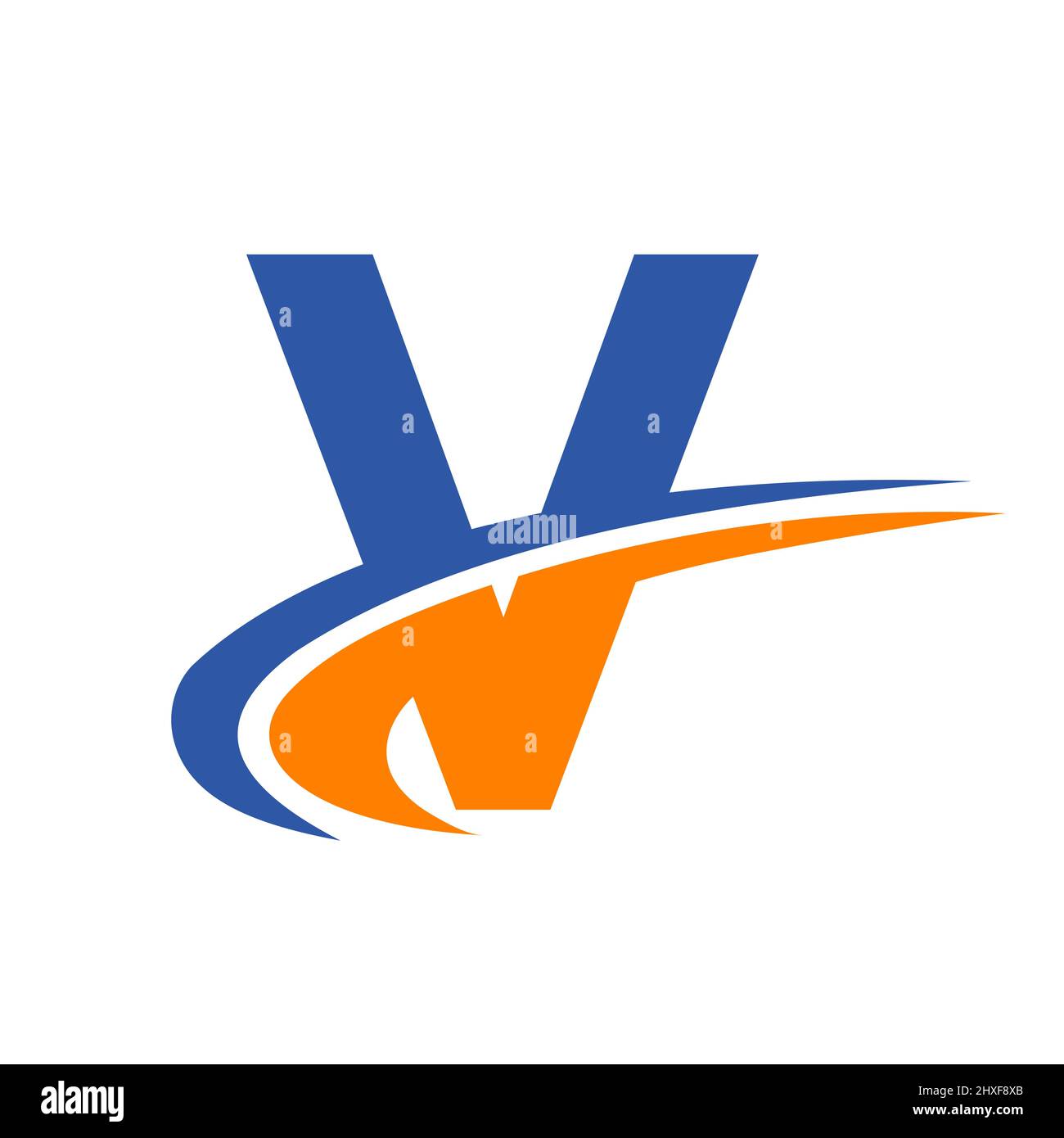 Letter V Logo Design For Marketing And Finance Business. Initial V ...