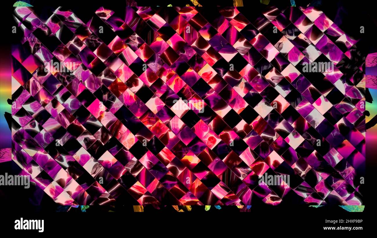 Square liquid glass panels with the effect of water like texture ...