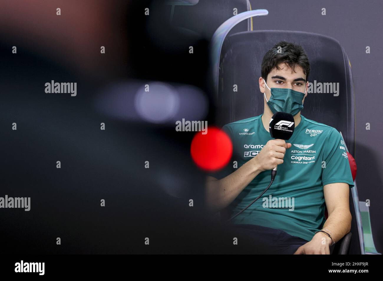 STROLL Lance (can), Aston Martin F1 Team AMR22, portrait during the Formula 1 Aramco pre-season ...