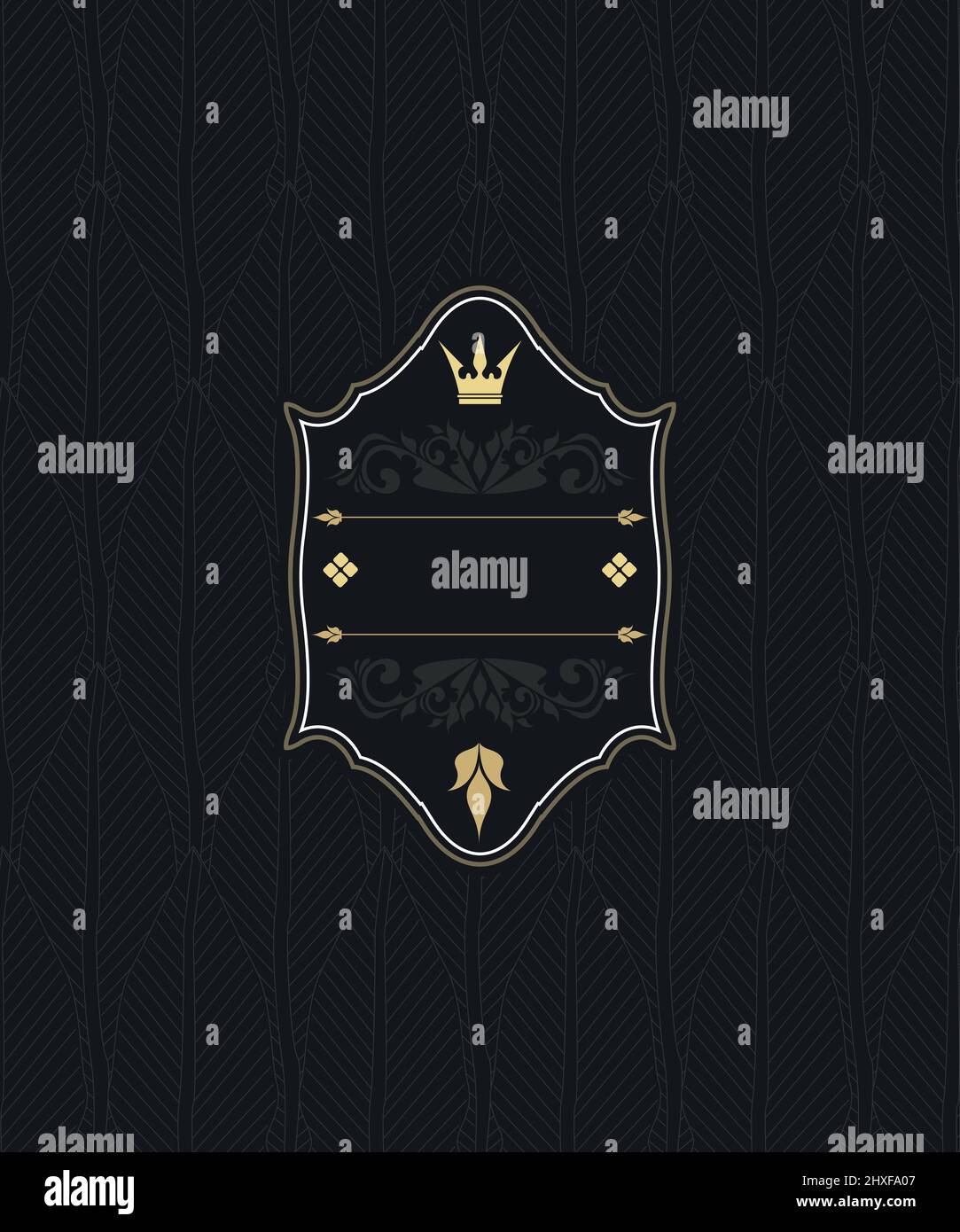 elegant royal emblem Stock Vector Image & Art - Alamy