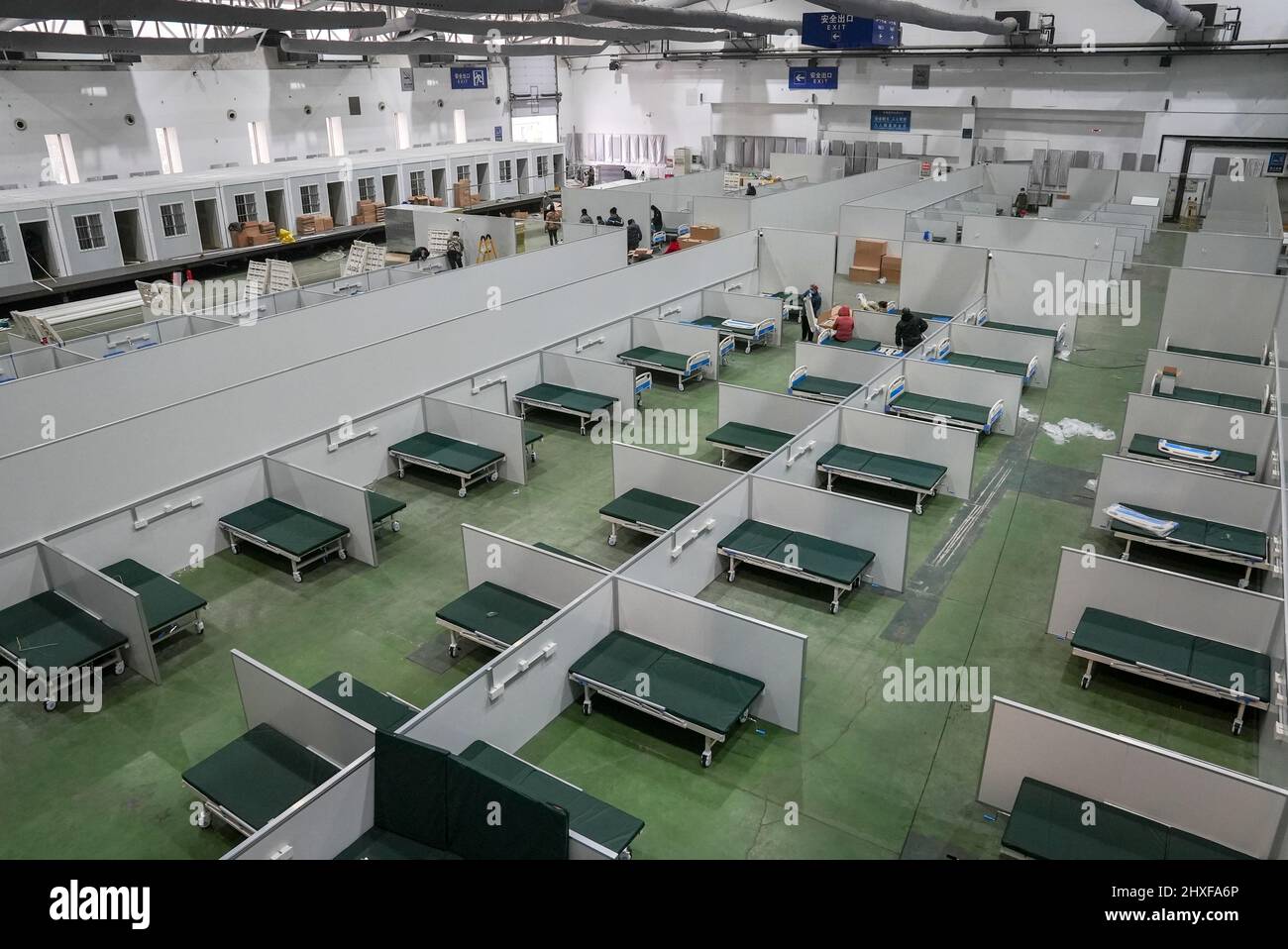 CHANGCHUN, CHINA - MARCH 12, 2022 - The module hospital of Changchun ...