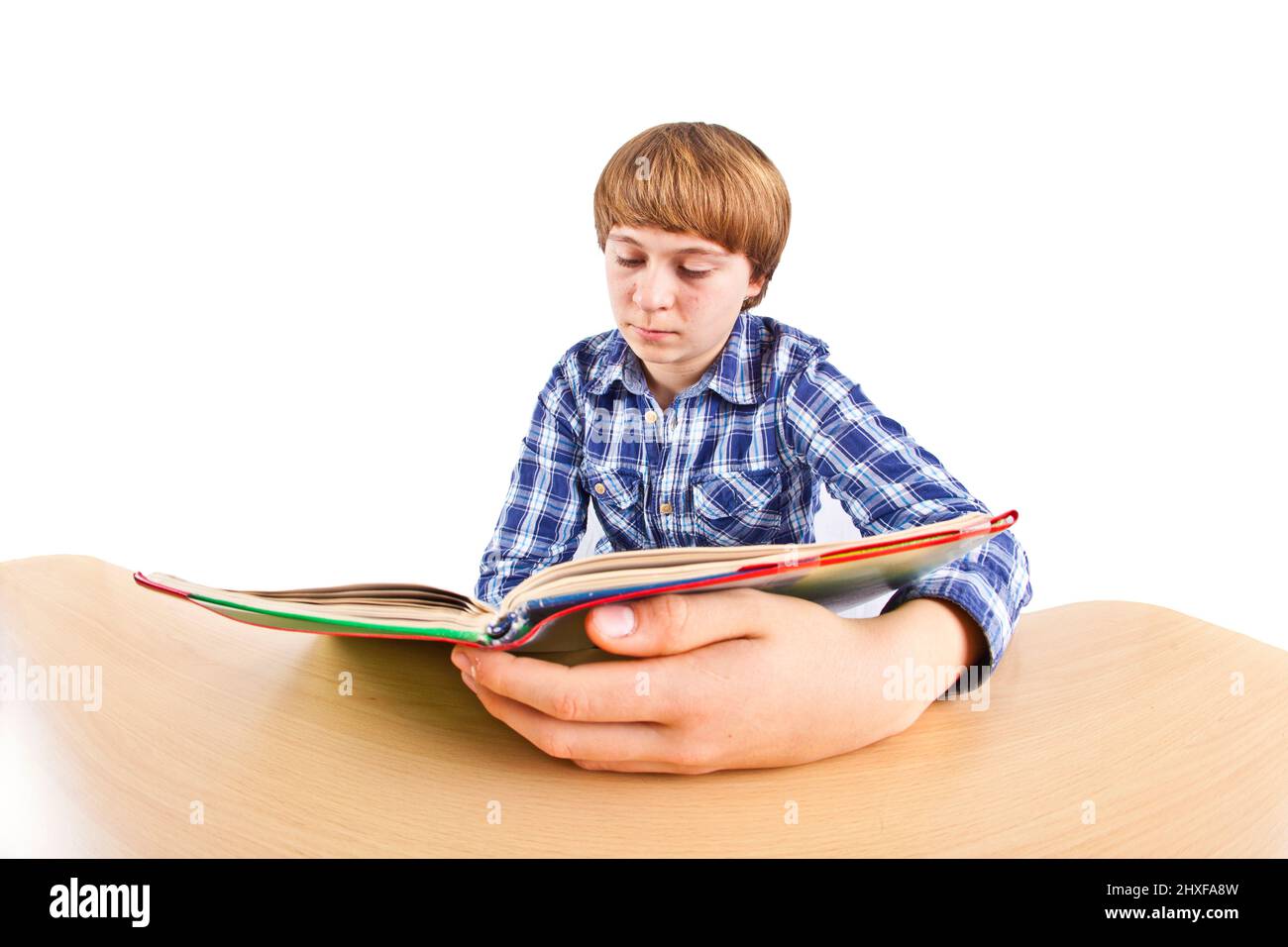 smart boy learning for school Stock Photo - Alamy
