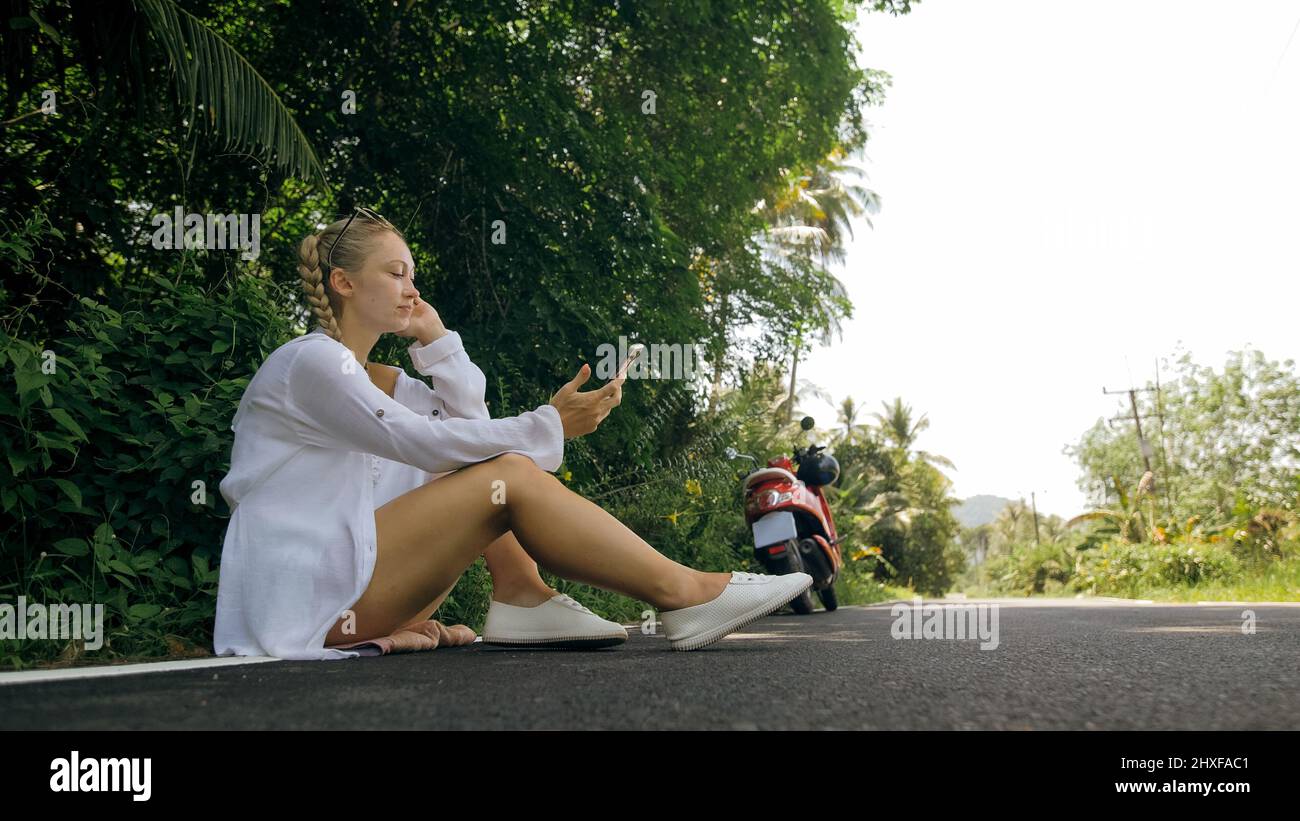 4k cute girl sit on hi-res stock photography and images - Alamy