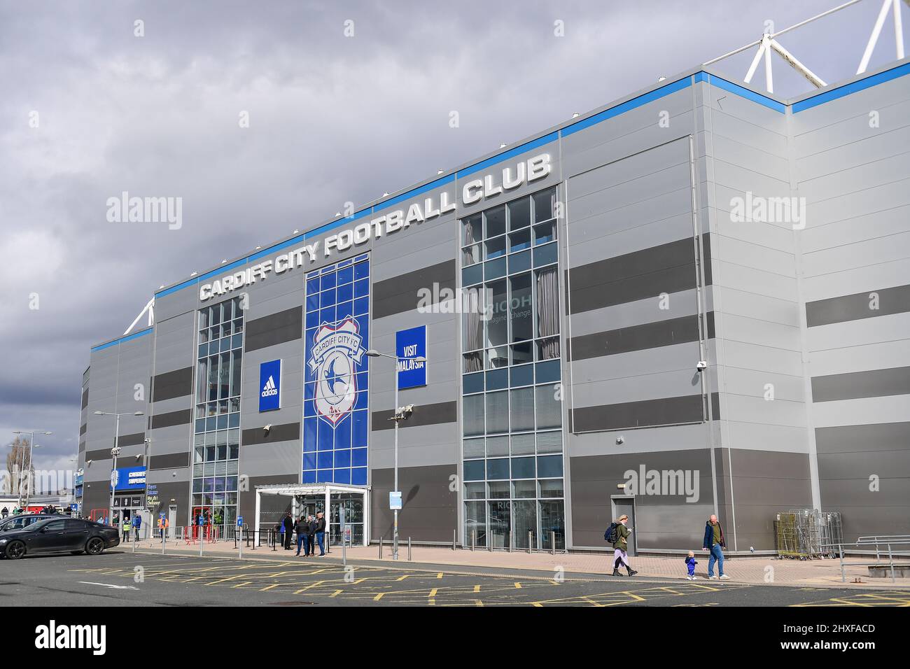 General view of Cardiff City Stadium, Home of Cardiff City Stock Photo ...