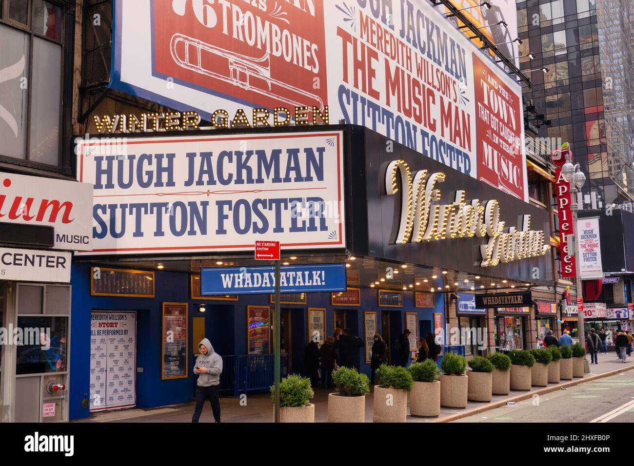 "The Music Man" Marquee at the Winter Garden Theatre on Broadway, New ...