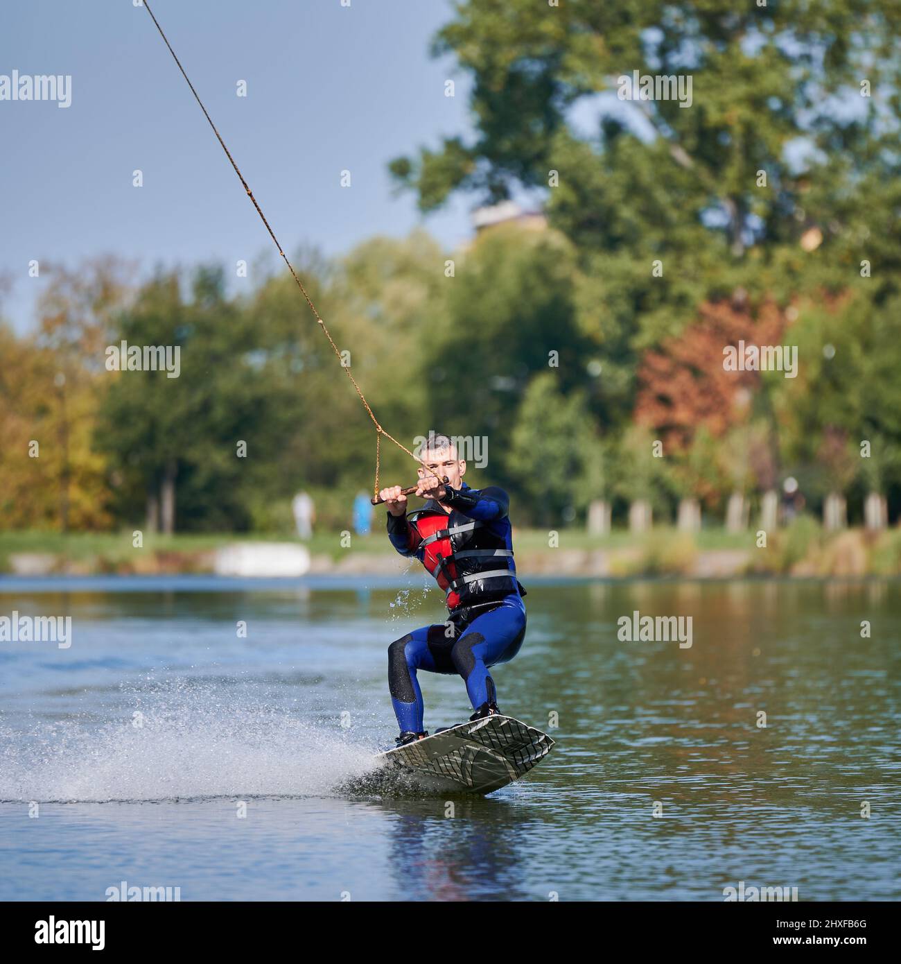 Wakeboarder hi-res stock photography and images - Alamy