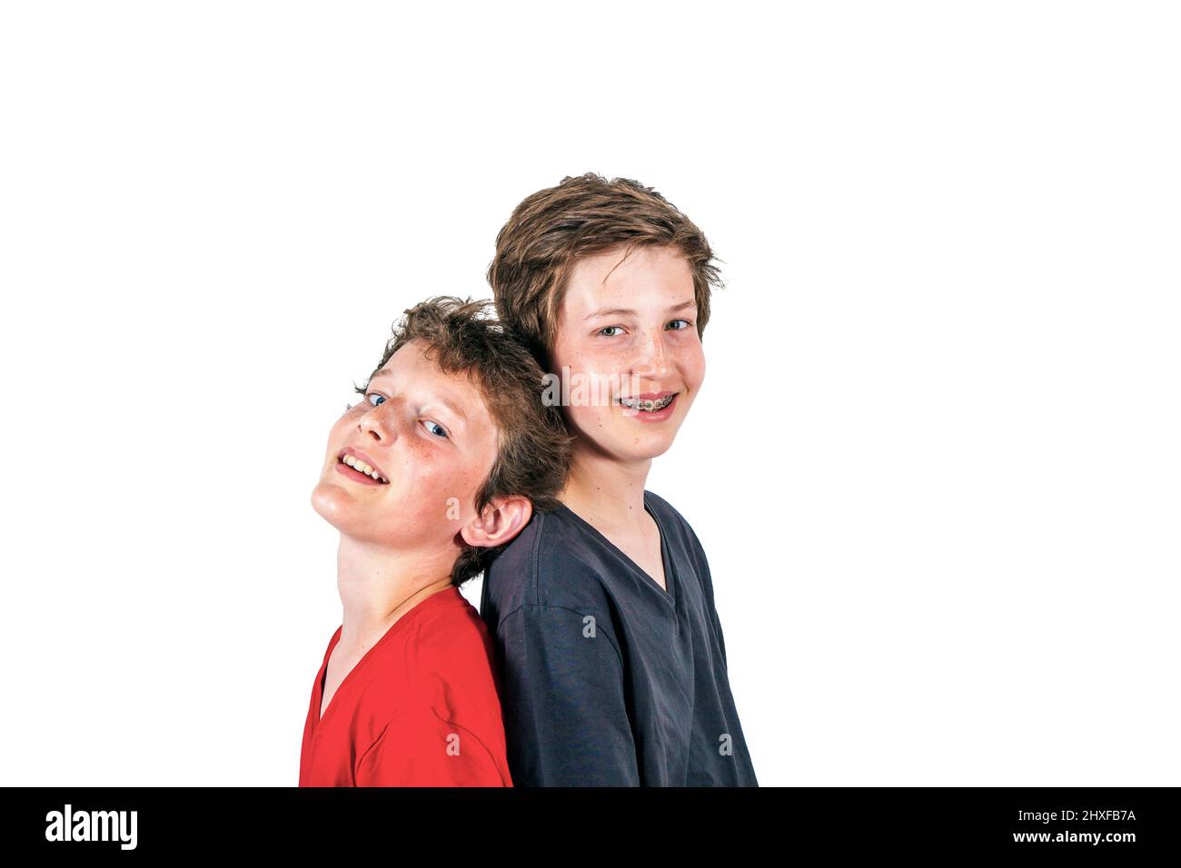 happy brothers hugging and enjoy life Stock Photo - Alamy