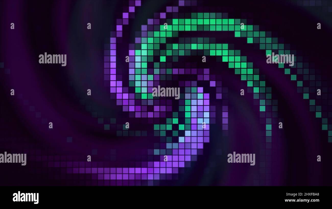 Retro image of rotating colorful spiral. Motion. Beautiful moving ...