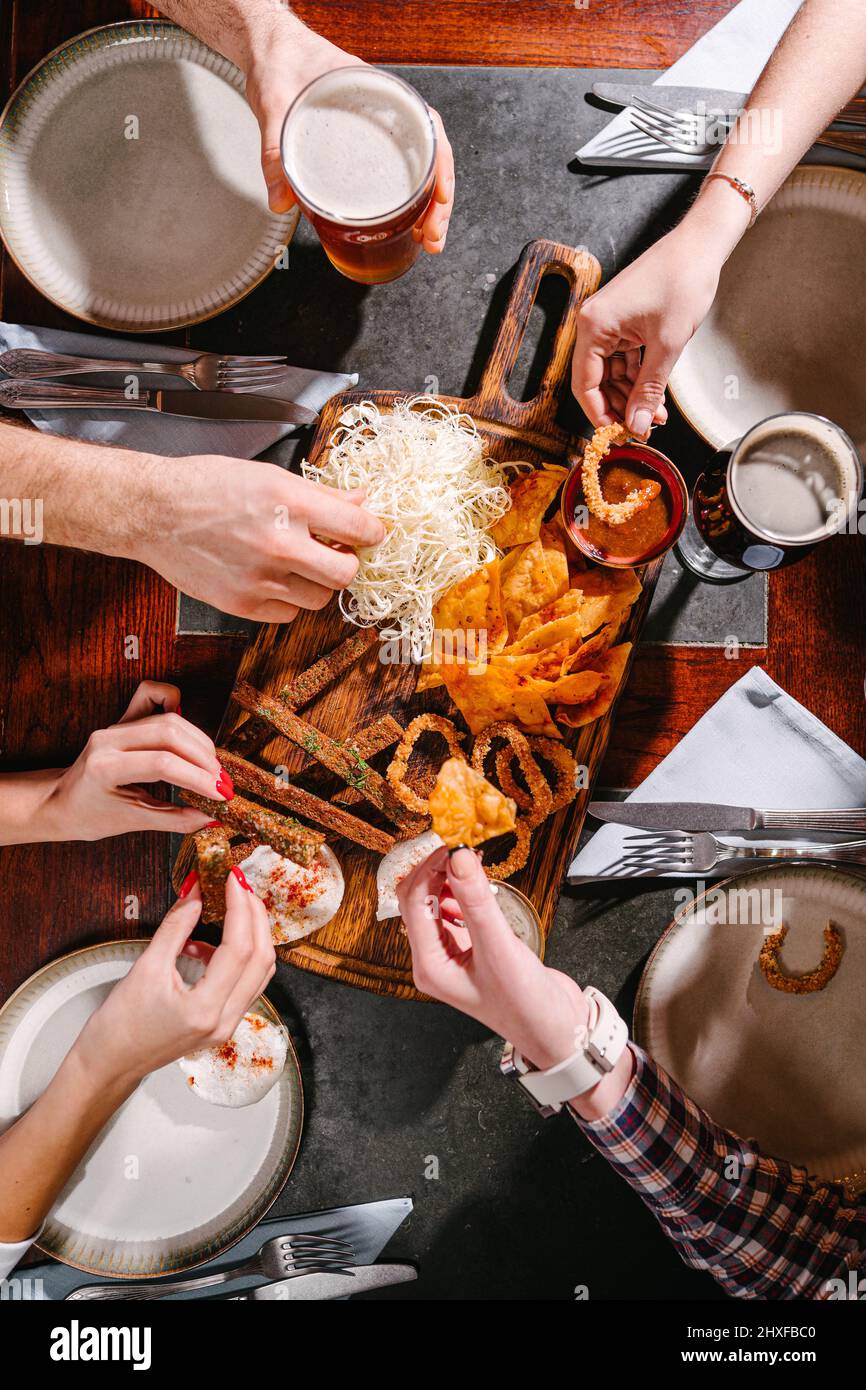 Beer and snacks set hi-res stock photography and images - Alamy