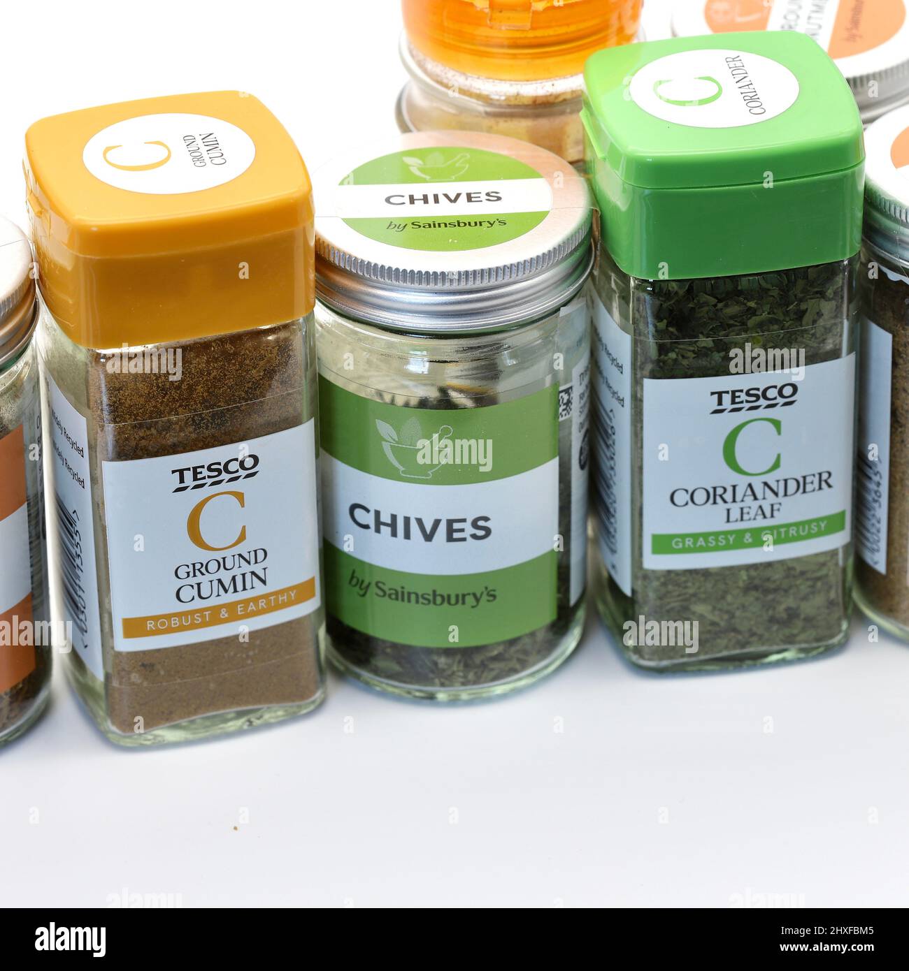 Herbs and spices are store cupboard essentials Stock Photo - Alamy