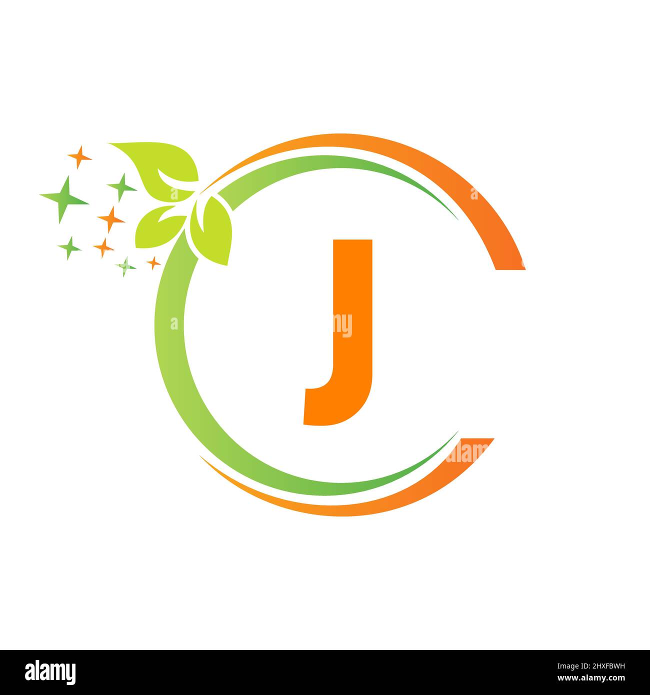 House Cleaning Logo On J Letter Design. Letter J Cleaning Service House ...