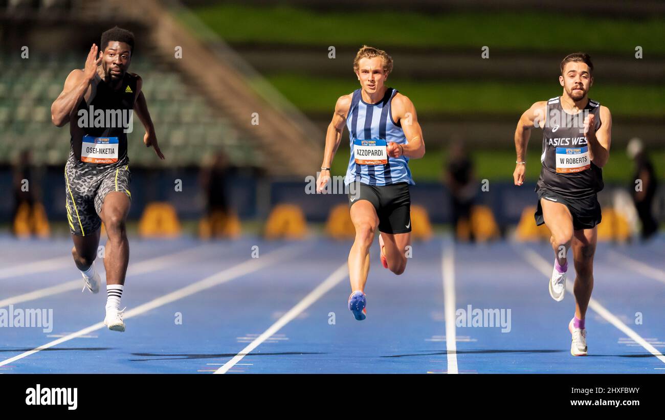 Sydney, Australia. 12th Mar, 2022. Eddie Osei-Nketia ( L), Josh ...