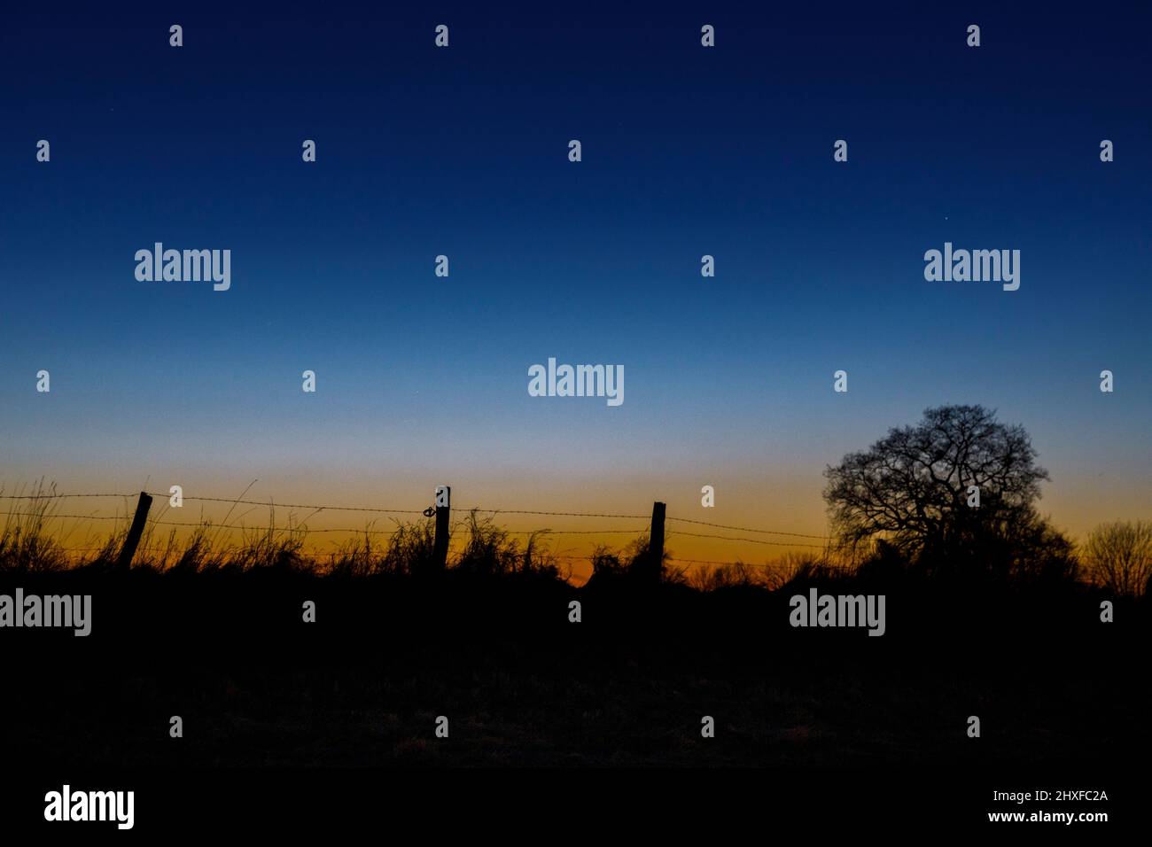 Beautiful sunset on the dike hi-res stock photography and images - Alamy