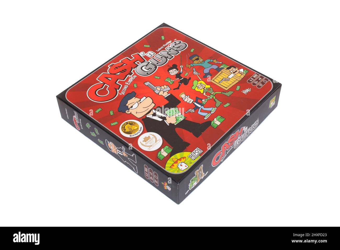 The board game, Cash 'n' Guns Stock Photo - Alamy