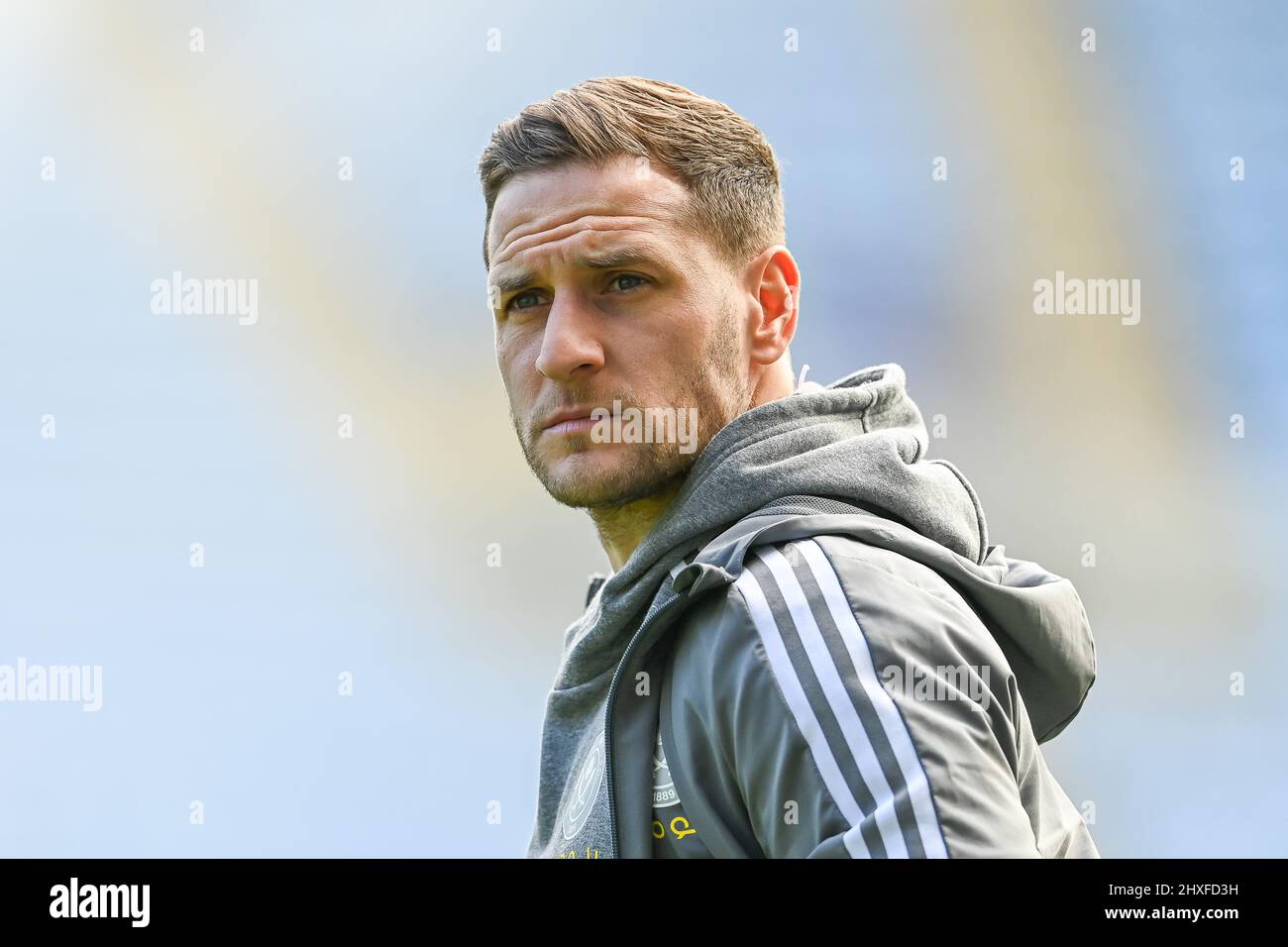 Billy Sharp #10 of Sheffield United arrives at Coventry Building ...