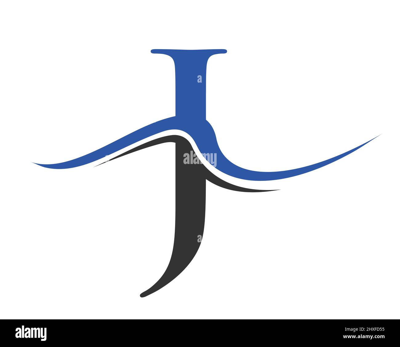 Initial Letter J Logo Design. Monogram and Creative Alphabet J Logotype ...