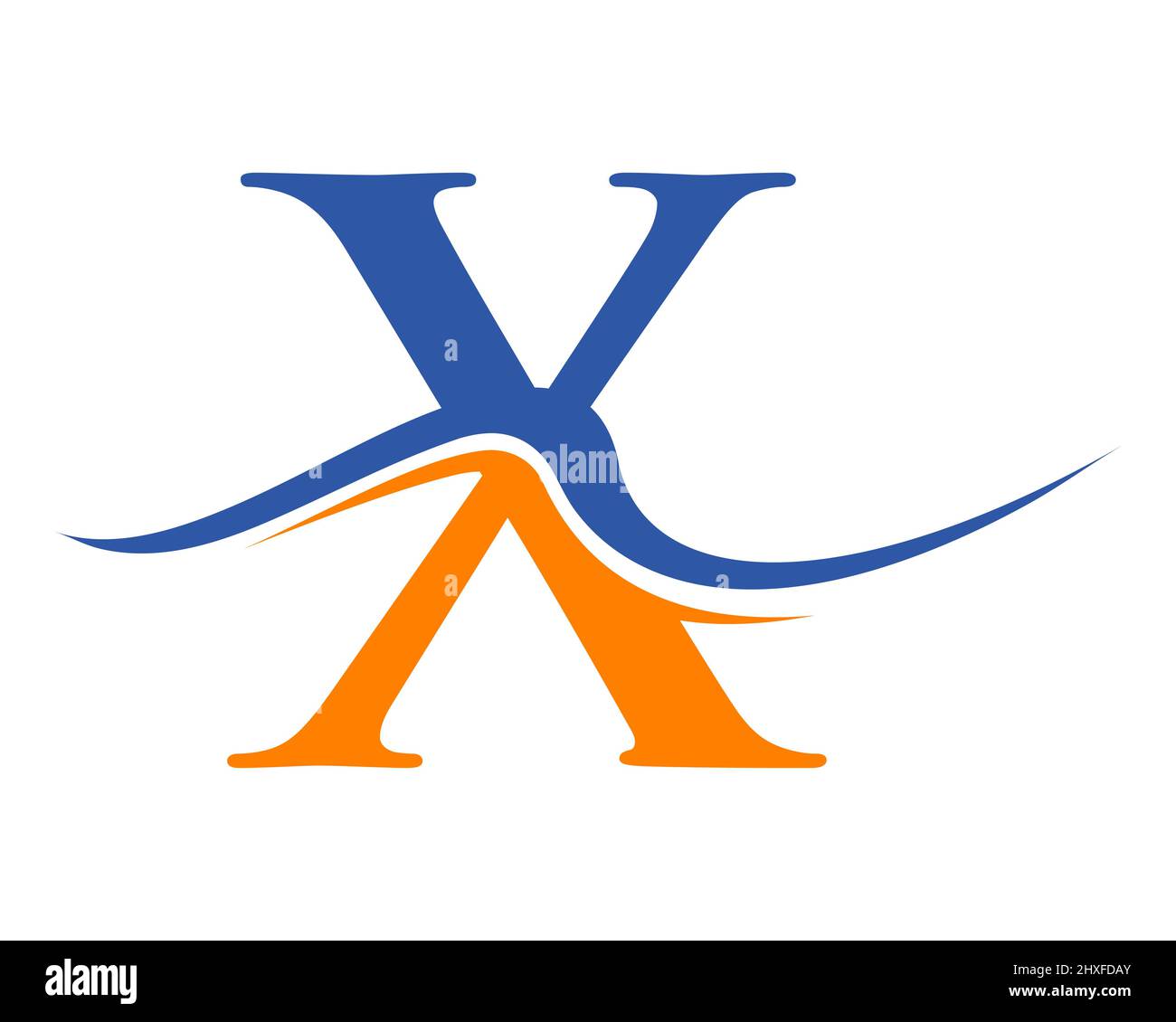 Initial Letter X Logo Design. Monogram and Creative Alphabet X Logotype ...