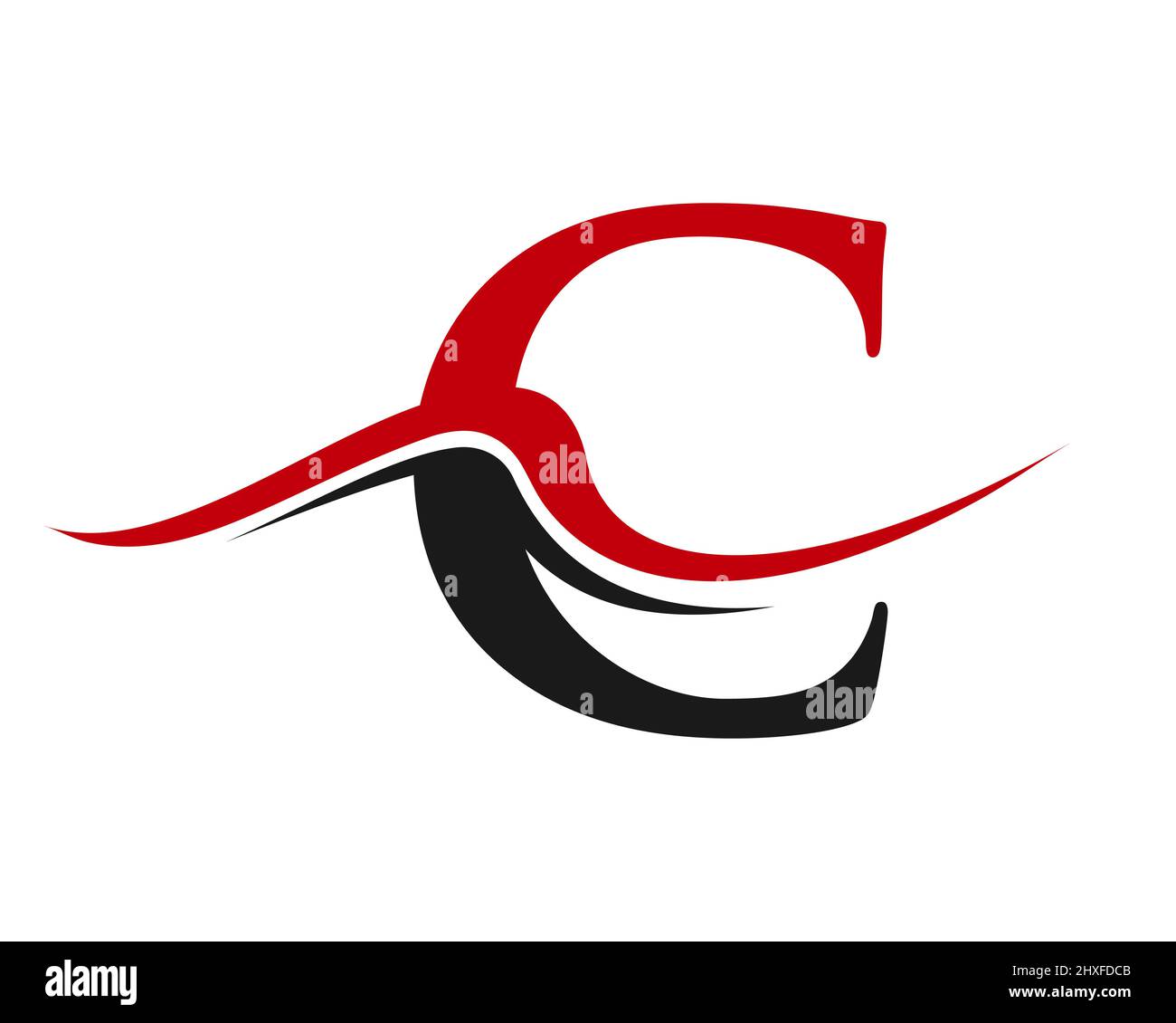 Initial Letter C Logo Design. Monogram and Creative Alphabet C Logotype ...