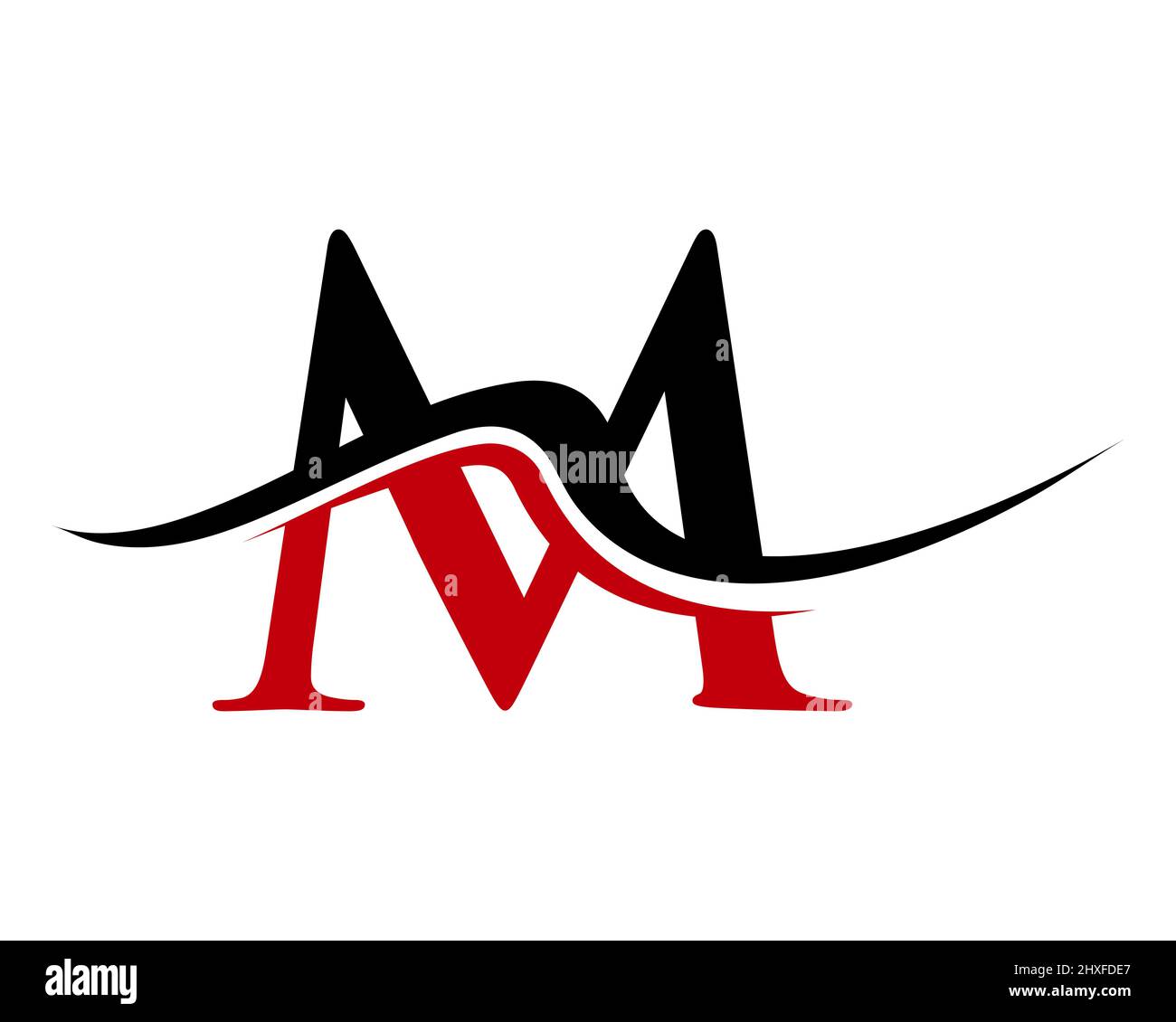Initial Letter M Logo Design. Monogram and Creative Alphabet M Logotype ...