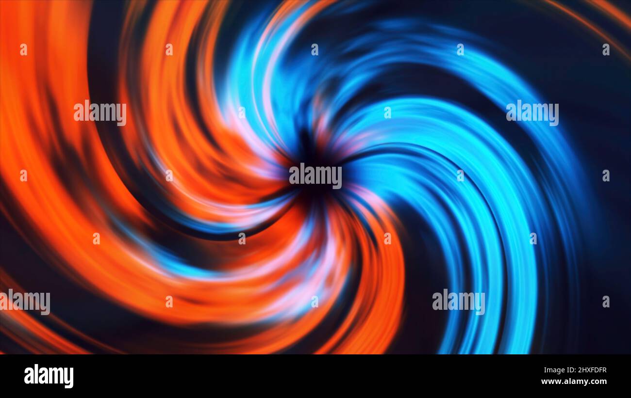 Colorful Rotating Spiral With Black Dot Motion Cosmic Spiral Rotating With Gradient Of Colors