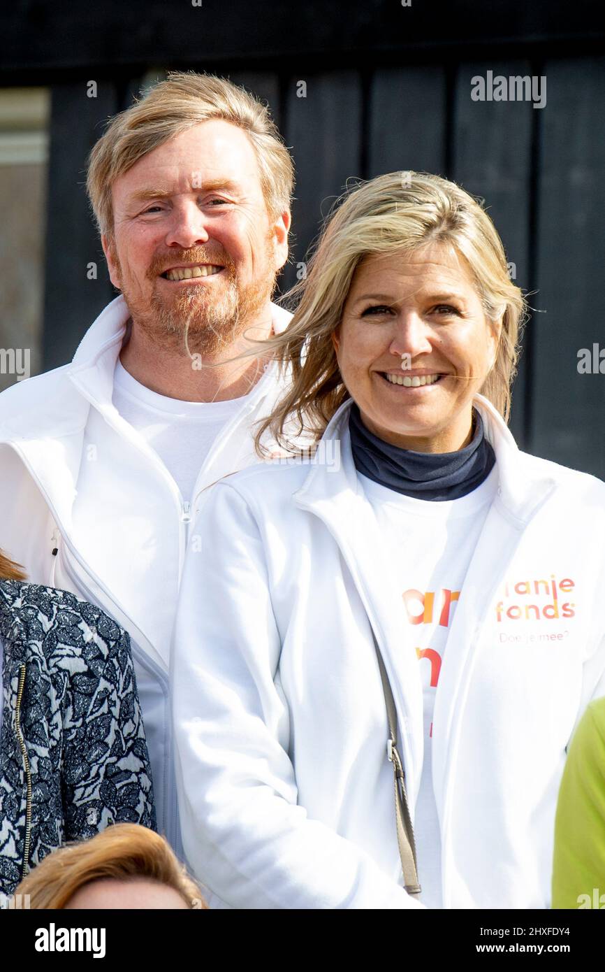 Brielle, The Netherlands. 12th Mar 2022. King Willem-Alexander and ...