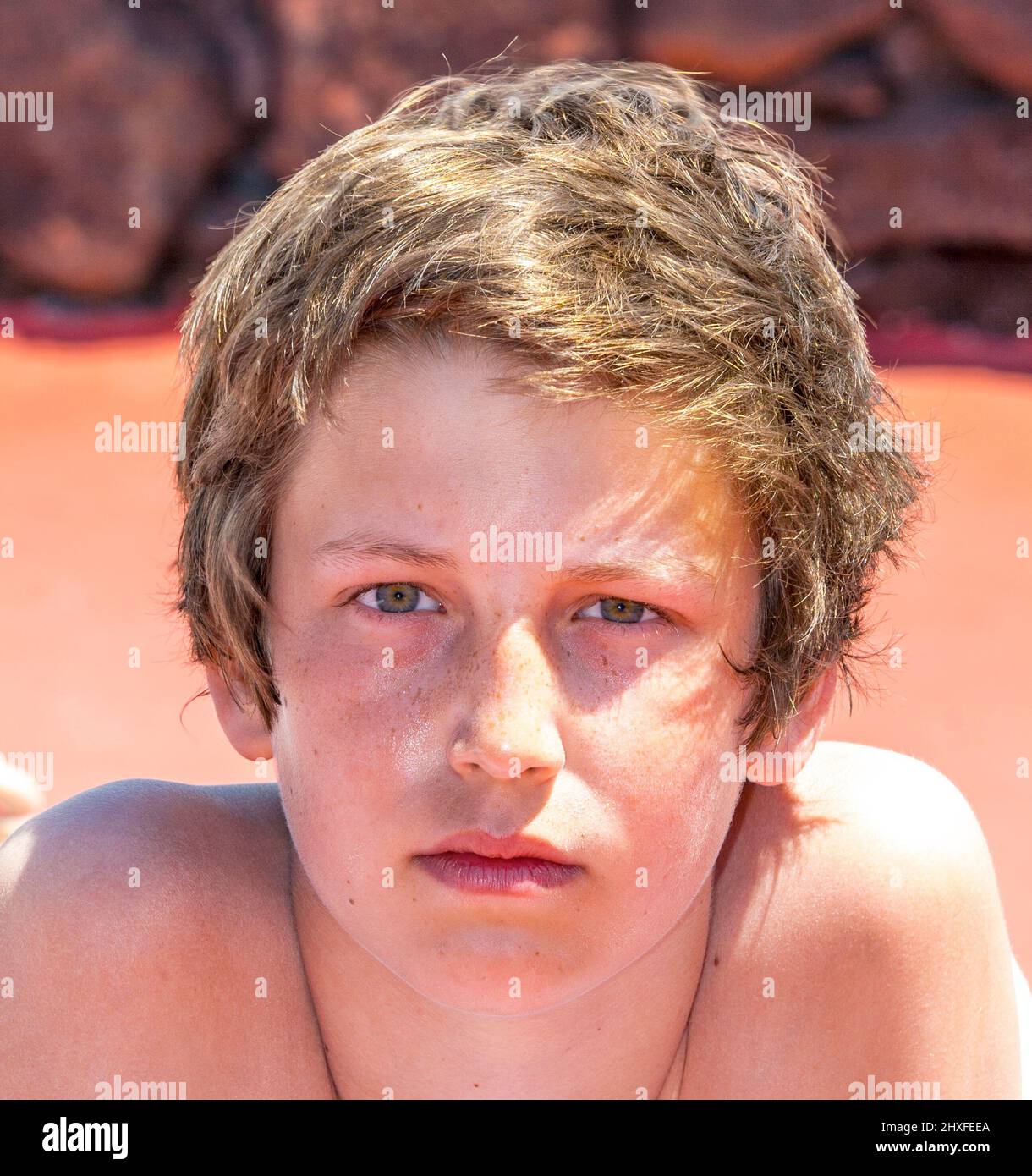 Swimmer thinking hi-res stock photography and images - Alamy
