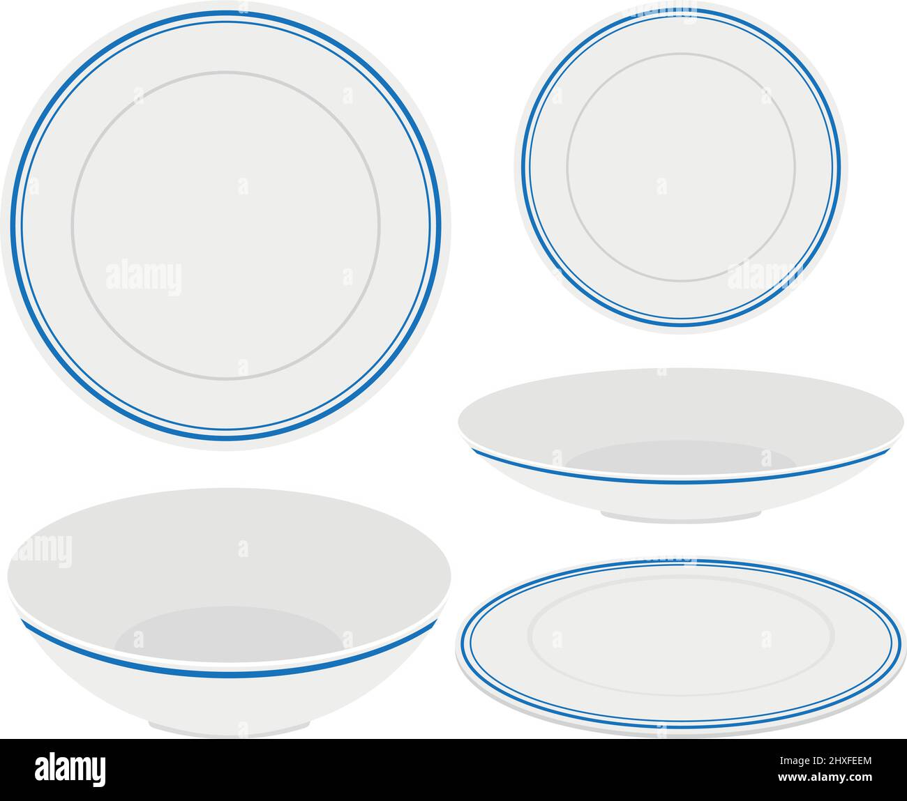 Chinaware vector vectors hi-res stock photography and images - Alamy