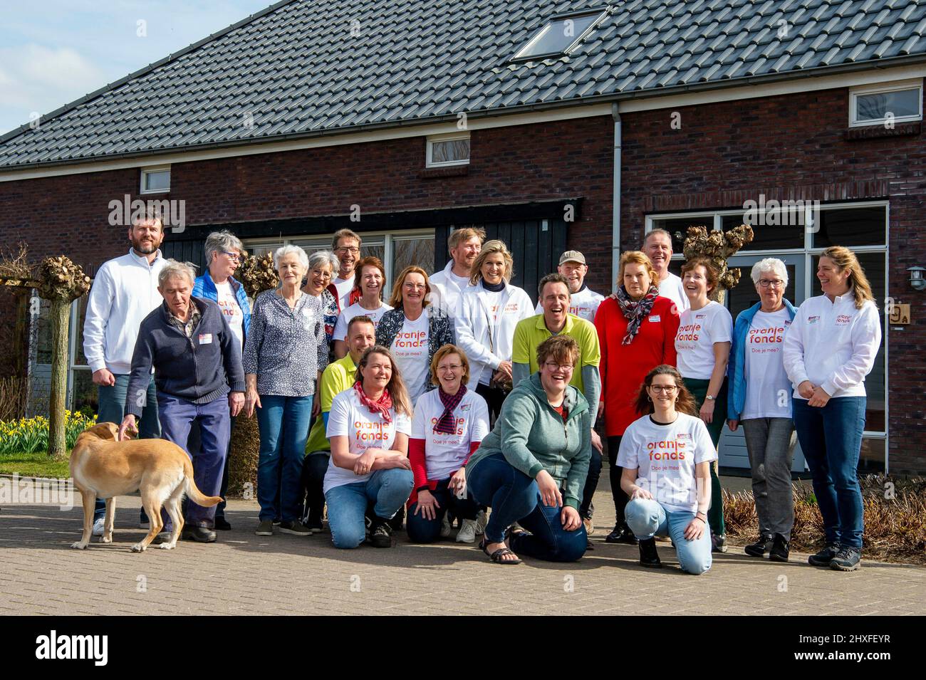 Brielle, Netherlands. 12th Mar, 2022. King Willem-Alexander and Queen ...